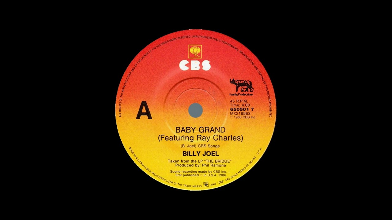 STEREO #562- Baby Grand [Ray Charles & Billy Joel] 1986 - YouTube