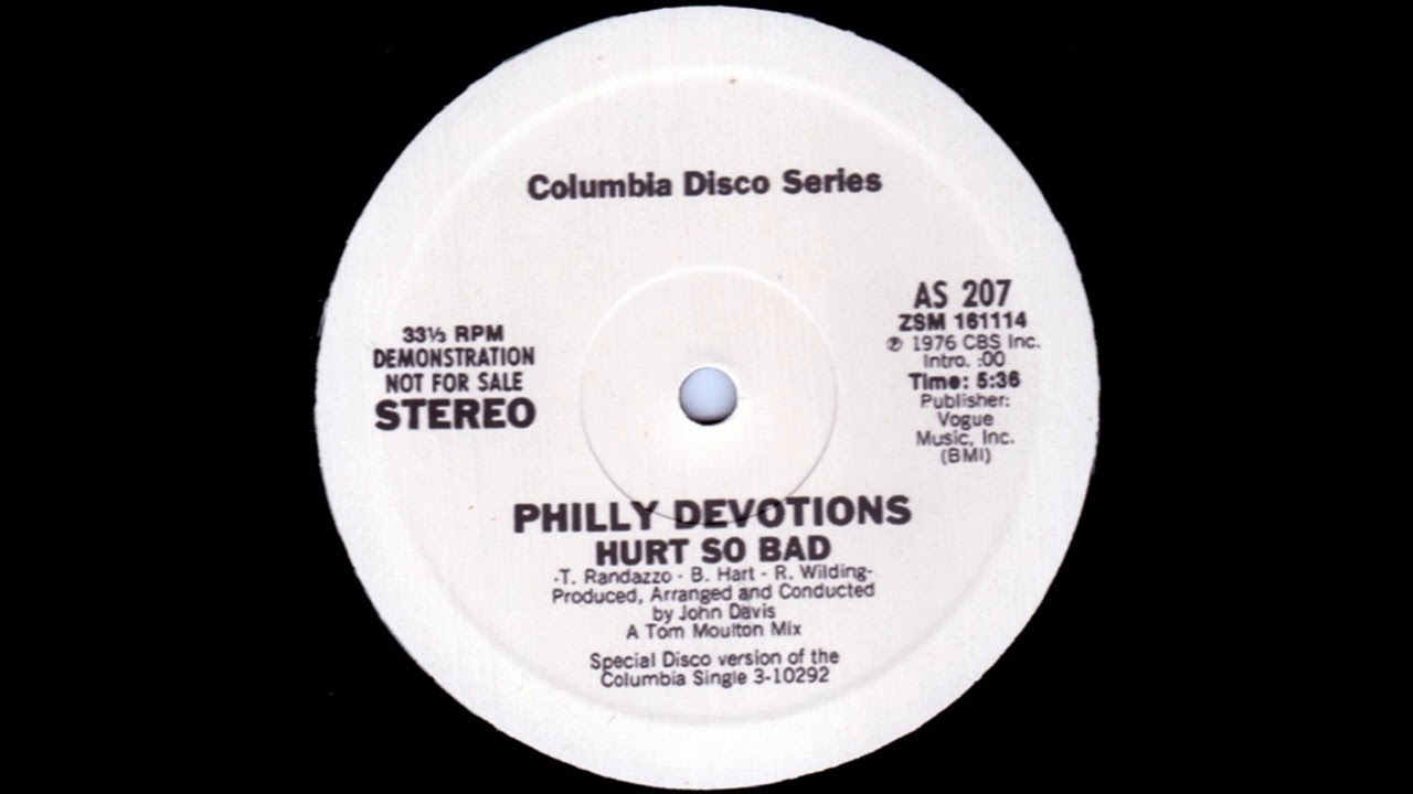 PHILLY DEVOTIONS: "HURT SO BAD" [Dimitri From Paris Remix] - YouTube