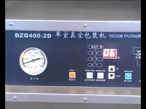 DZ400-2D Single-chamber vacuum packaging machine - YouTube