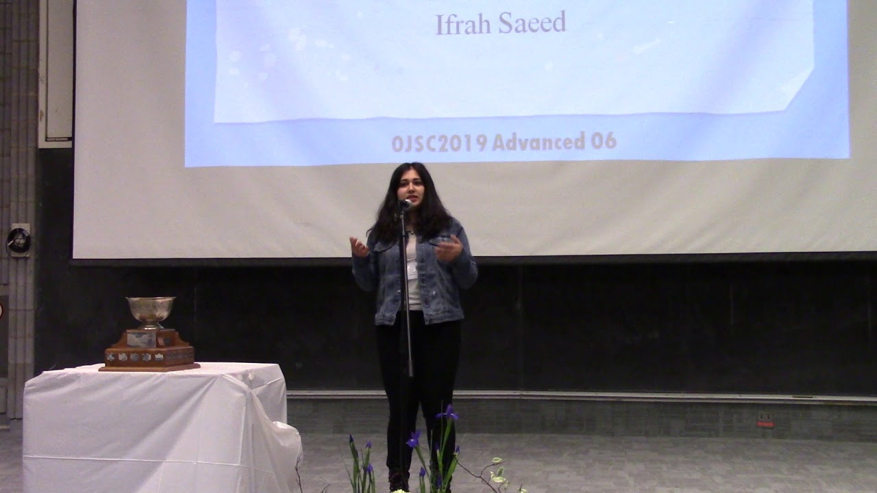 Ifrah Saeed - The 2nd Place of the Advanced Category 2019 - YouTube
