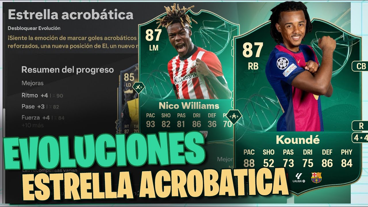 EVOLUCION: ESTRELLA ACROBATICA en FC 25 ⭐ EA FC 25 EVOLUTION ACROBATIC ...