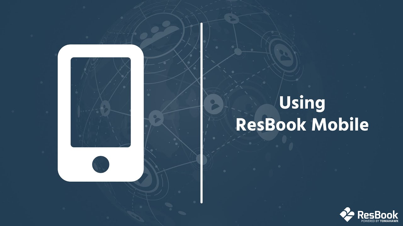 Using the ResBook Mobile App - YouTube