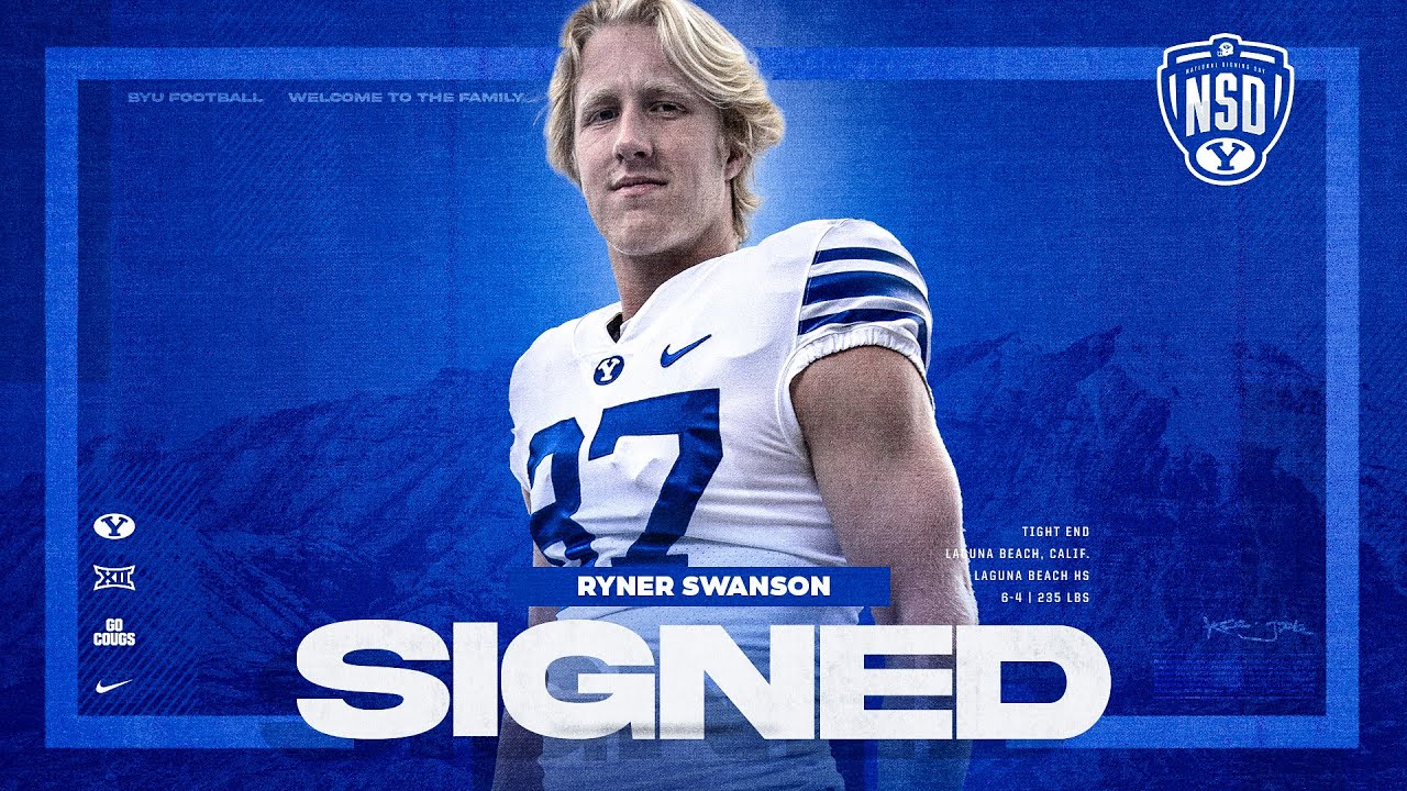 Ryner Swanson | BYU Football | National Signing Day 2024 - YouTube