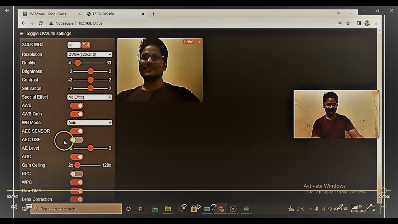 Getting started with ESP-32 Camera - YouTube