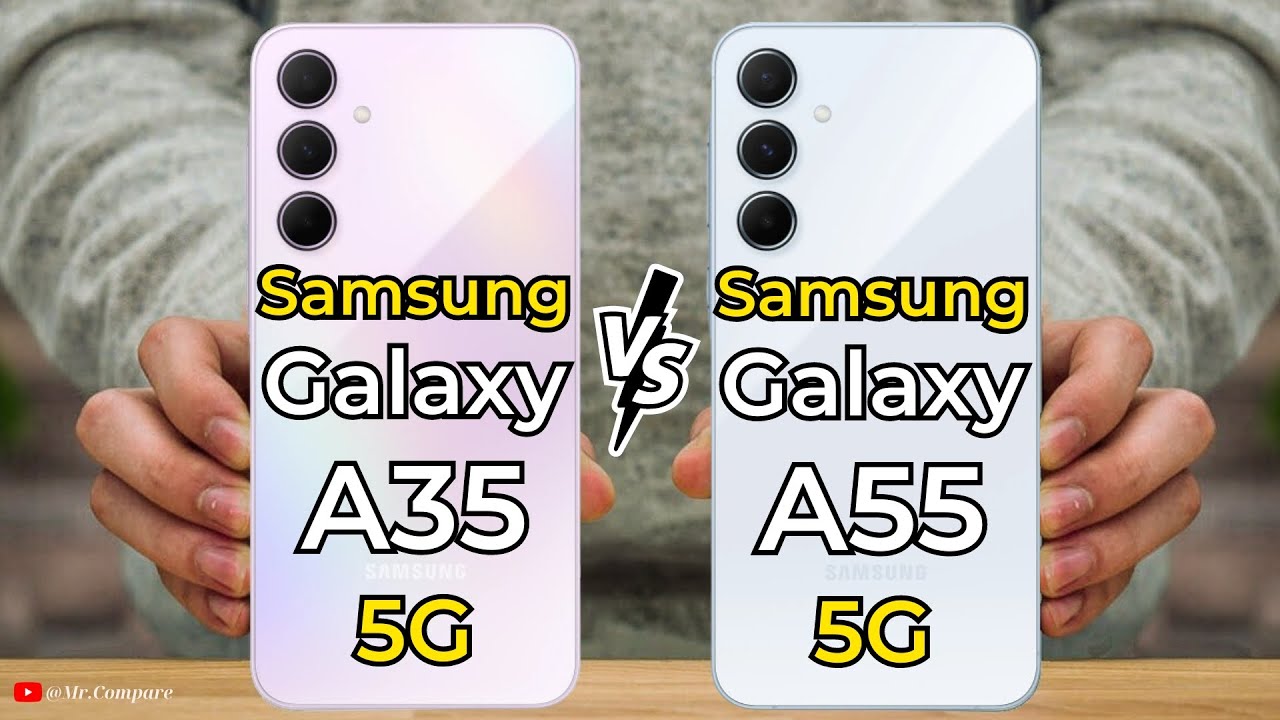 Samsung A35 Vs Samsung A55 || Full Comparison || Specs Review - YouTube