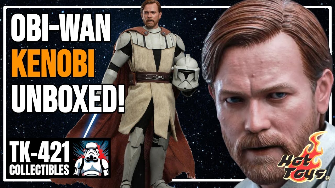 Hot Toys OBI-WAN KENOBI TMS095 - The Clone Wars - Unboxing and Review - YouTube