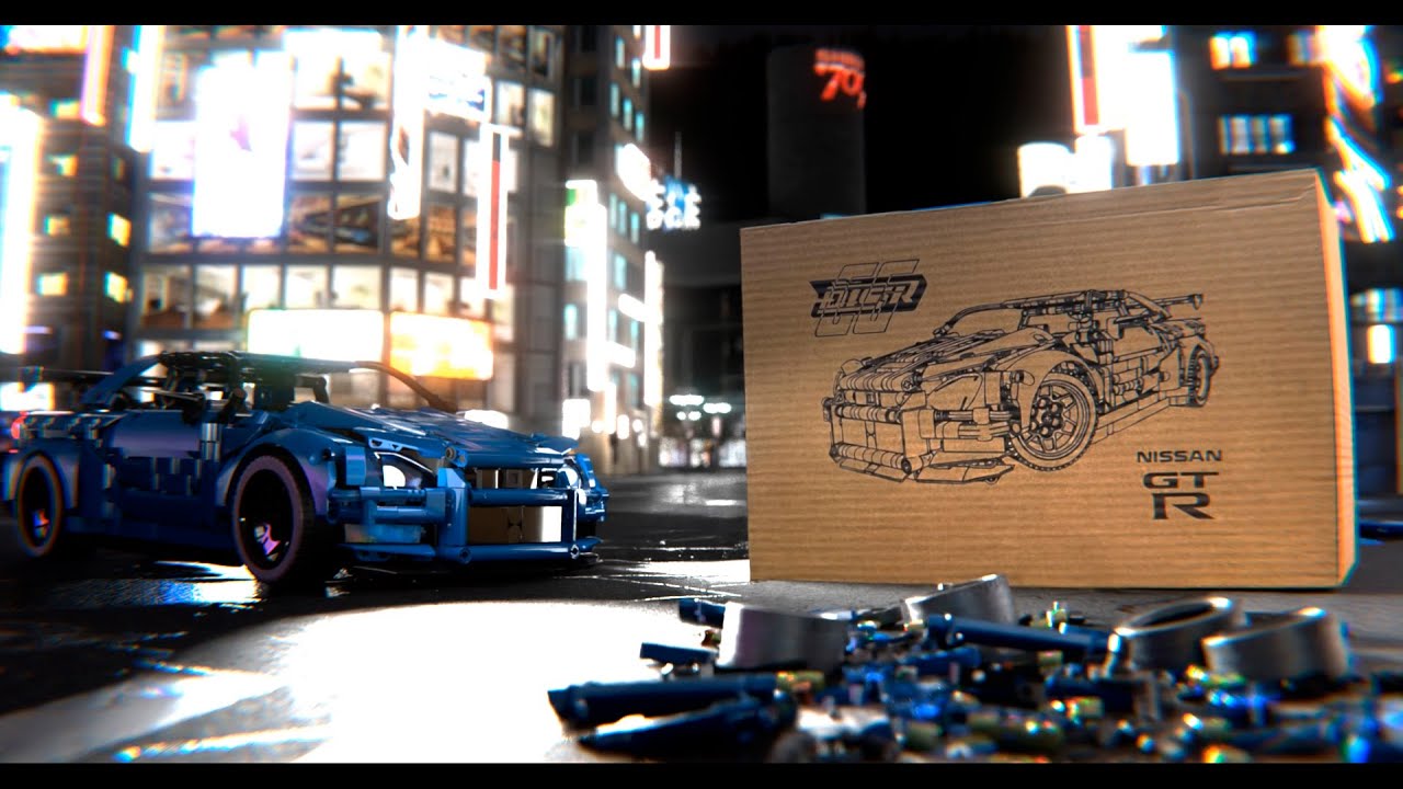 Nissan GT-R R34 | Конструктор | Lego дрифт - YouTube