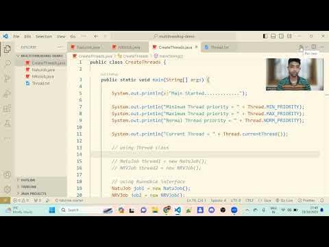 Important methods of Thread class in java - YouTube