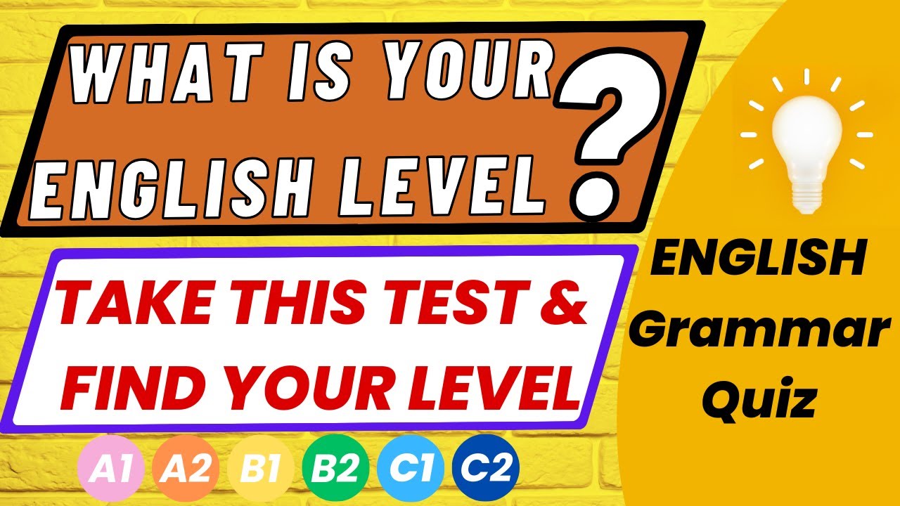 English Grammar Quiz | Test Your English Level | Exam Preparation ...