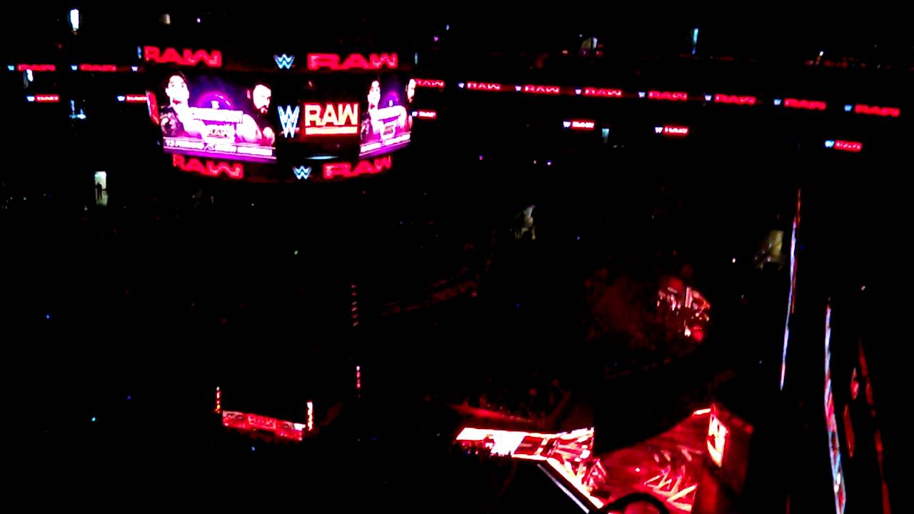 WWE RAW Opening live 10/3/16 staples center - YouTube