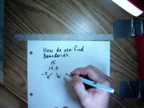 Statistics 8 17 2012 A How to find boundaries for a given data value ...