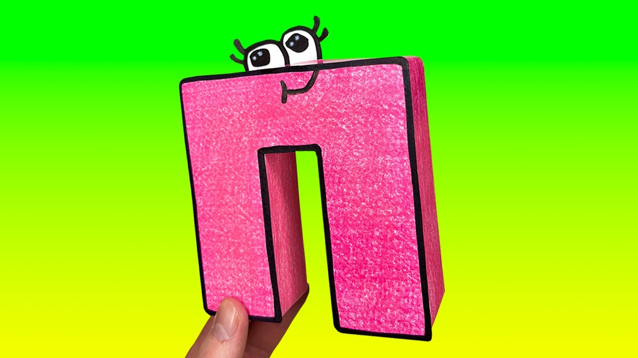 Paper Craft | GREEK Alphabet Lore Pi | Π - YouTube