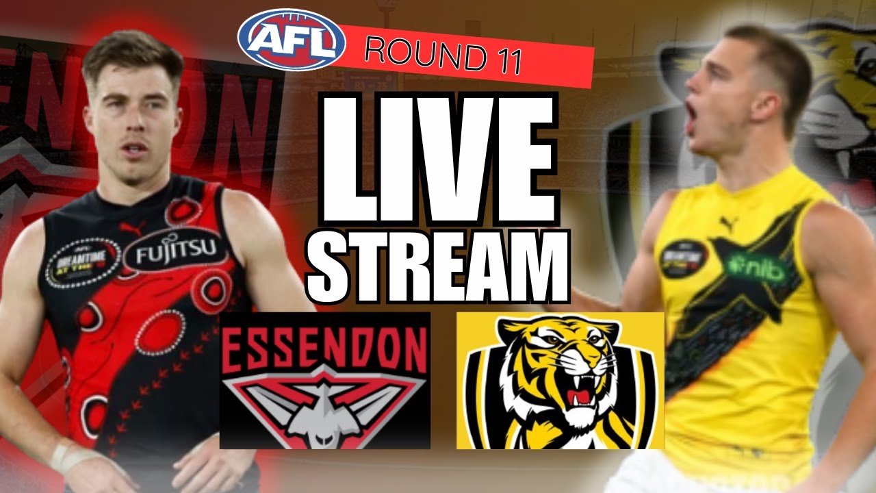 DREAMTIME MATCH | ESSENDON V RICHMOND LIVE STREAM!!! | SDNR-RD 11 - YouTube