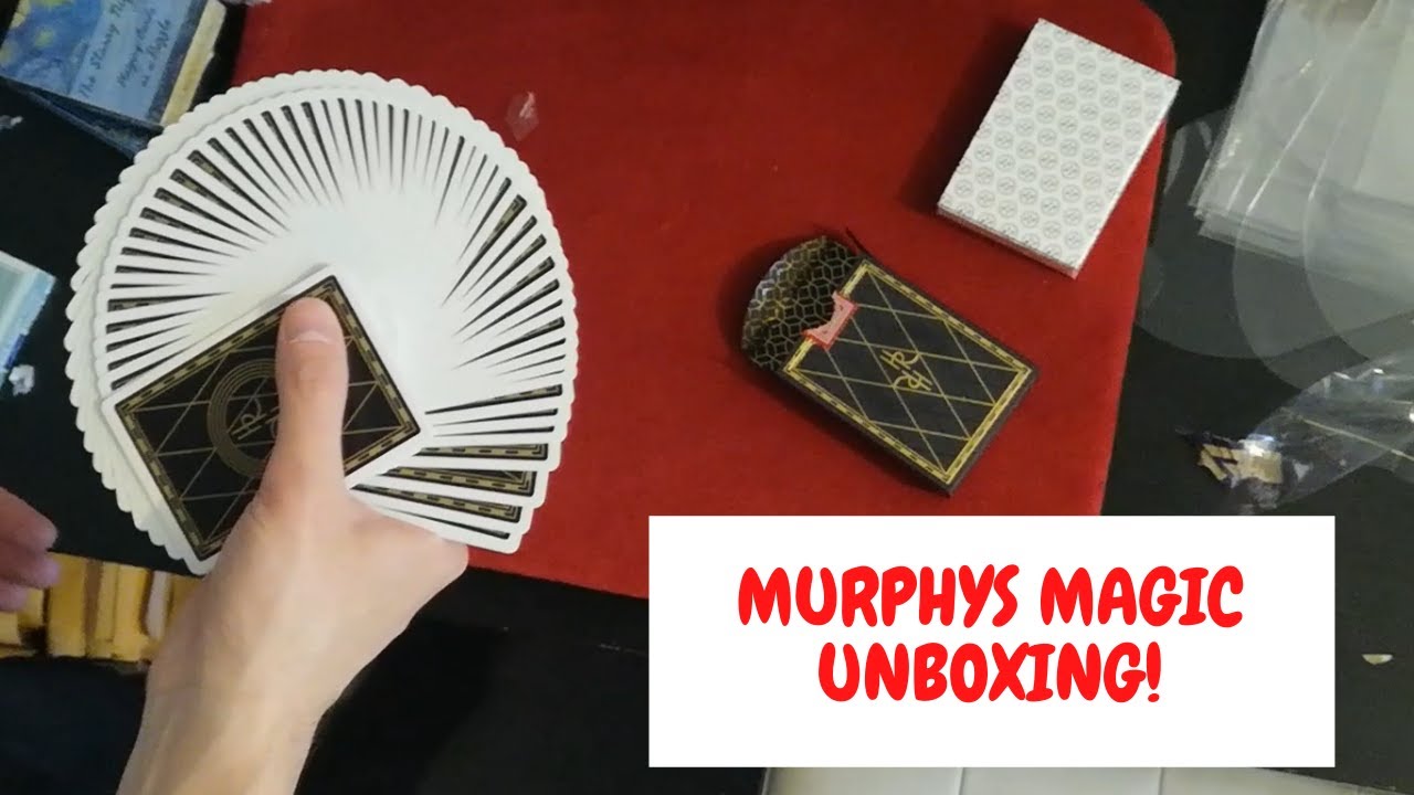 Murphys Magic UNBOXING - NEW Playing Cards at The Card Inn - YouTube