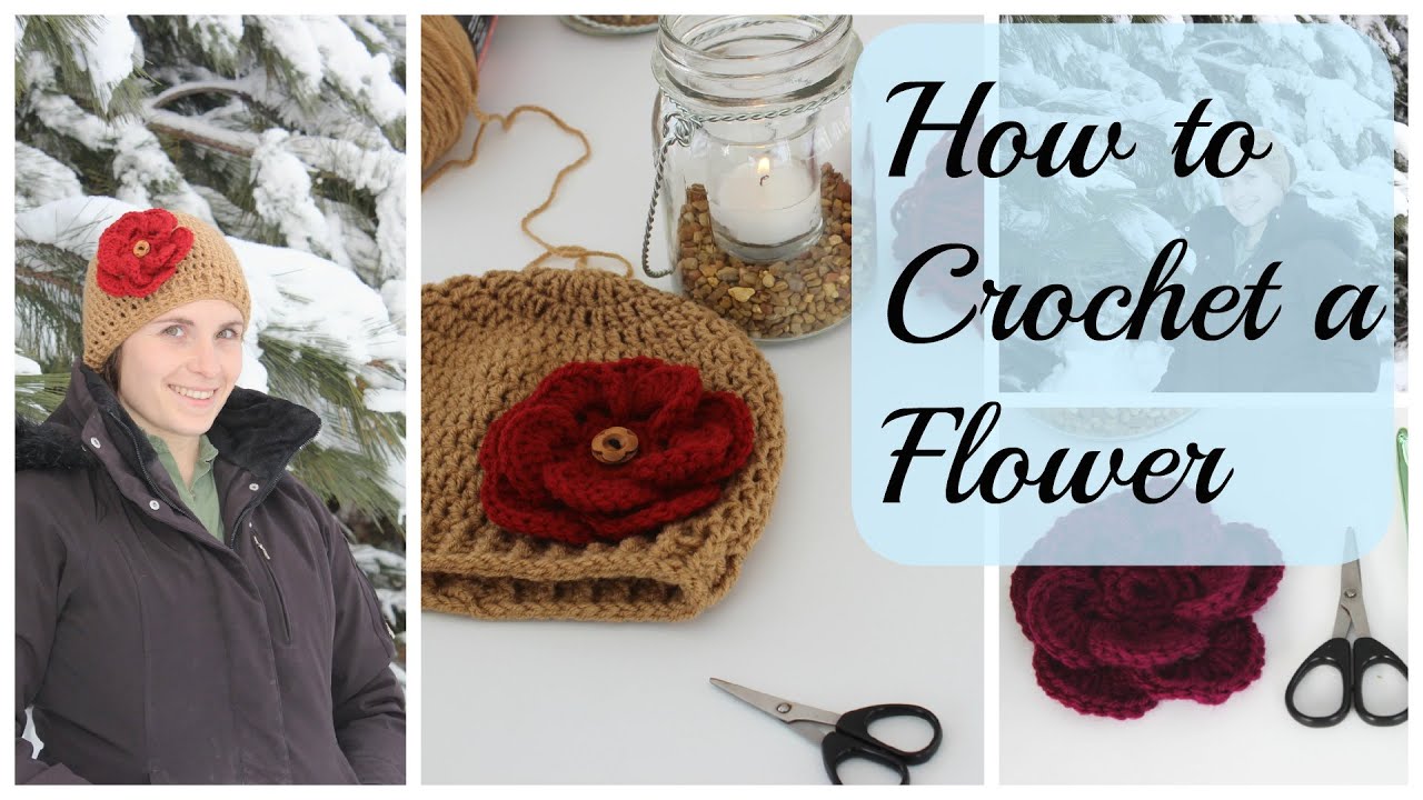 How to Crochet a Detachable Flower |HD| - YouTube