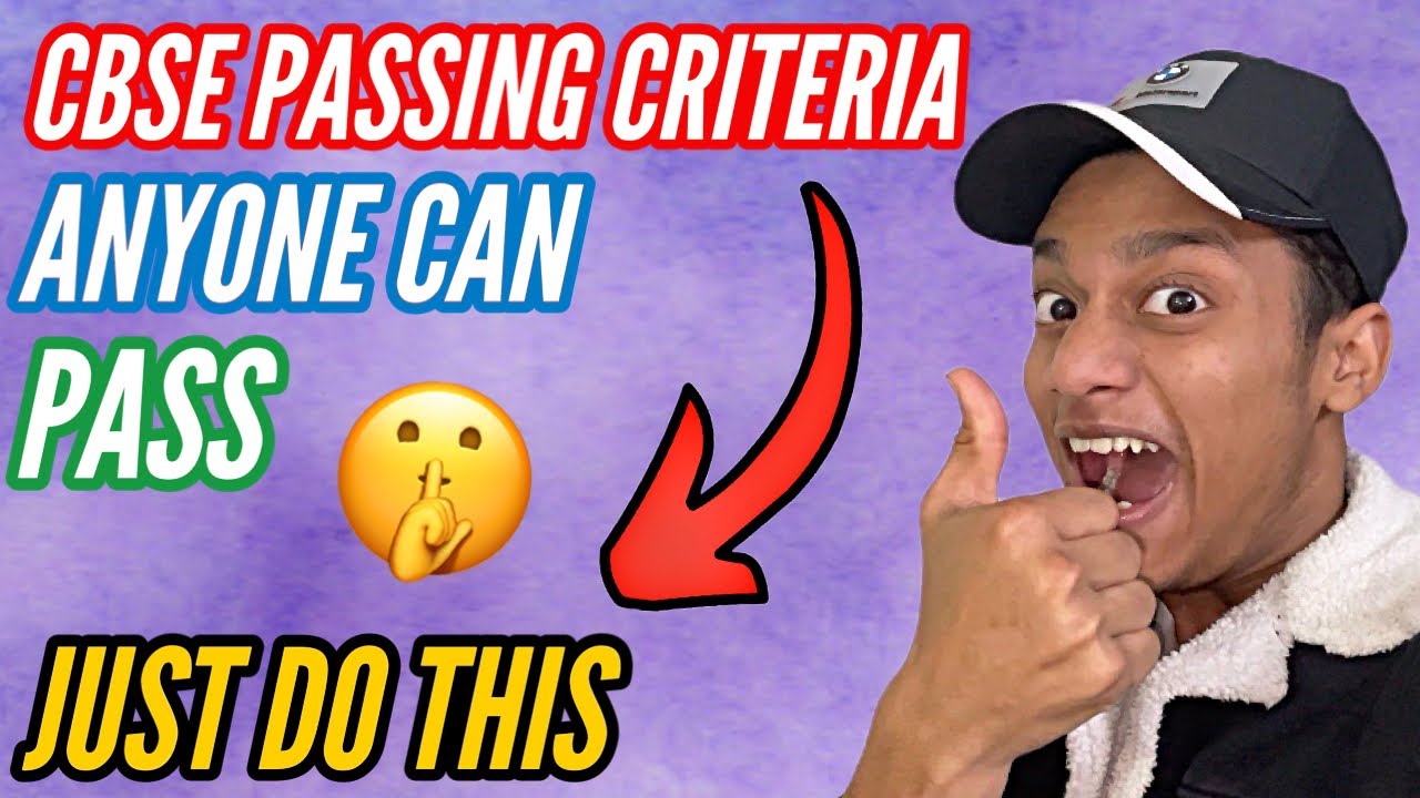 How Much Marks You Need To Pass CLASS 10 BOARD Exam ? - CBSE PASSING ...