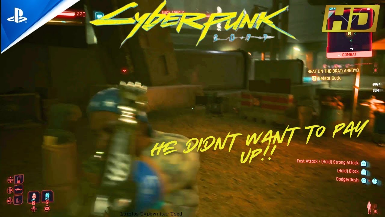 HE DIDNT WANT TO PAY UP!! - Buck Arnold - Cyberpunk 2077 - PS5 - YouTube