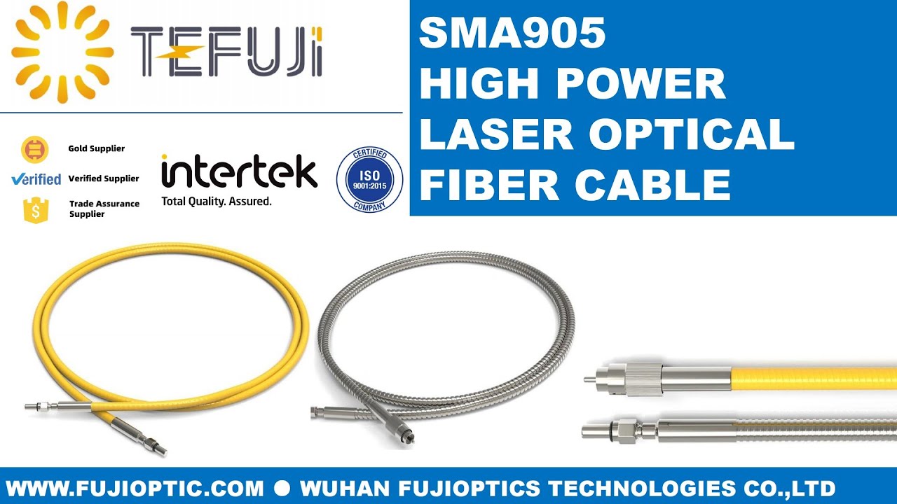 SMA905 High Power Laser Optical Fiber Cable - YouTube