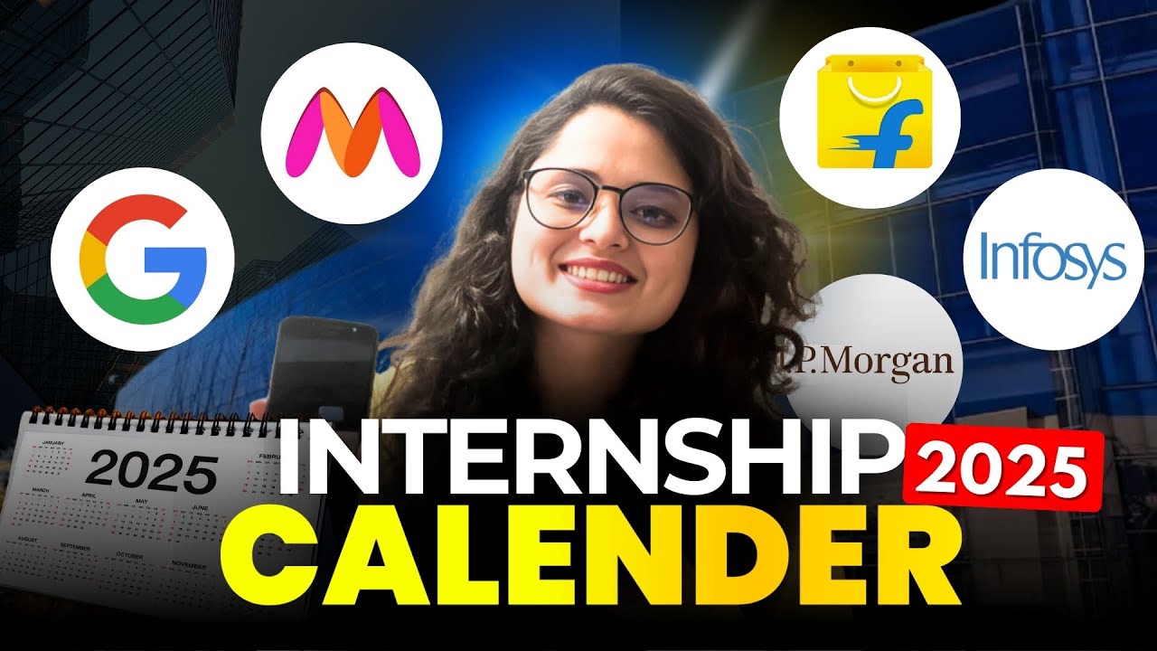 Off campus Internship Calendar 2025 - YouTube