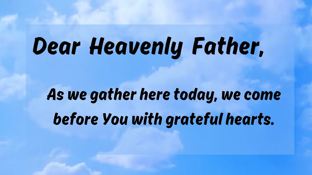 Classroom Prayer for General Use (with voice-over) - YouTube