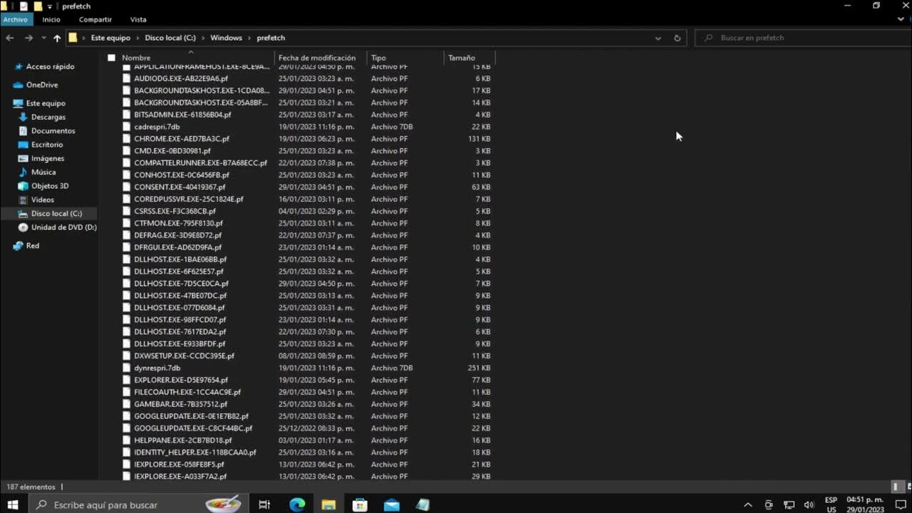 Como Eliminar Archivos De Prefetch En Windows 10 - YouTube