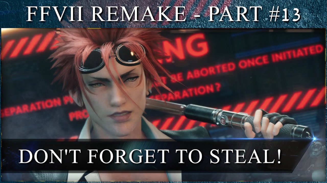 Let's Play Final Fantasy 7 Remake! Reno and Rude Boss Fight! PART 13 ...