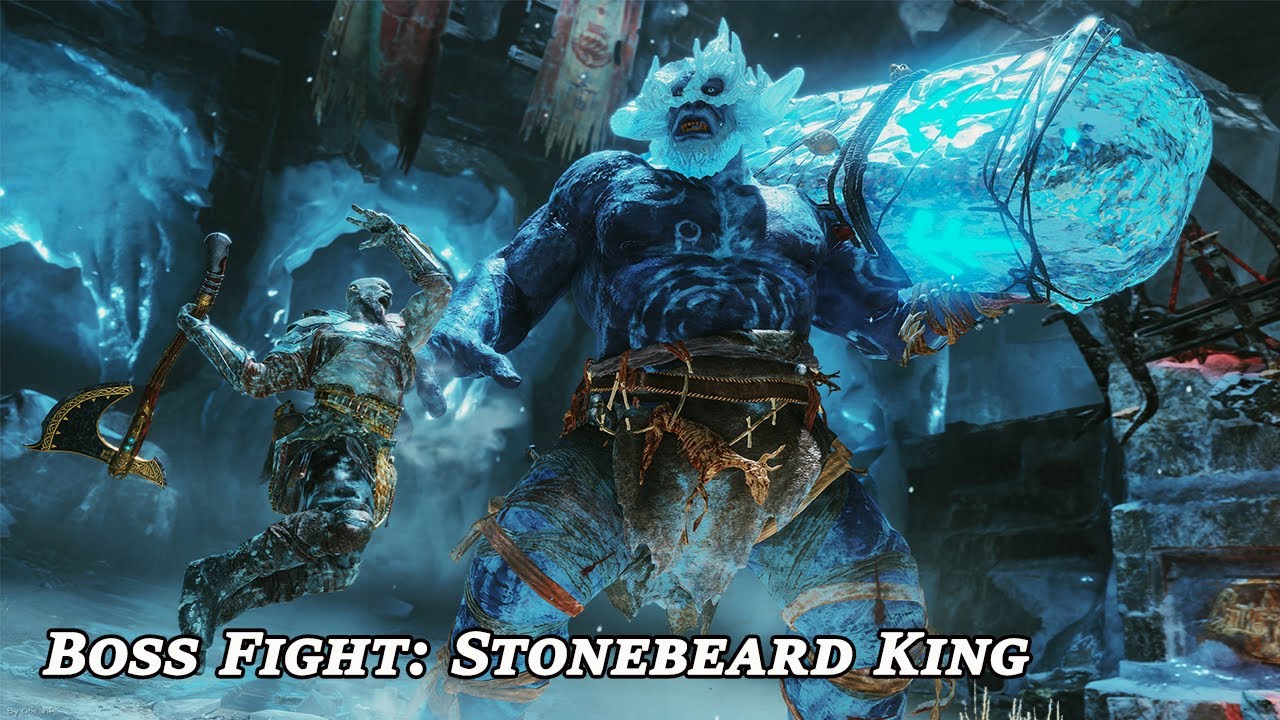 GOD OF WAR - Boss Fight: Stonebeard King - YouTube