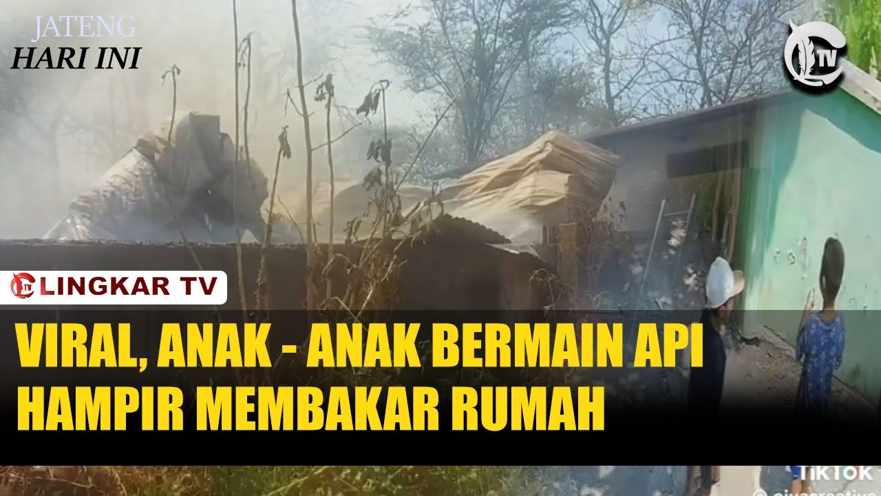 VIRAL, ANAK - ANAK BERMAIN API HAMPIR MEMBAKAR RUMAH - YouTube