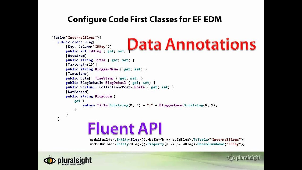 Entity Framework 4.1 Introduction - 09 Adding Configurations to Code ...