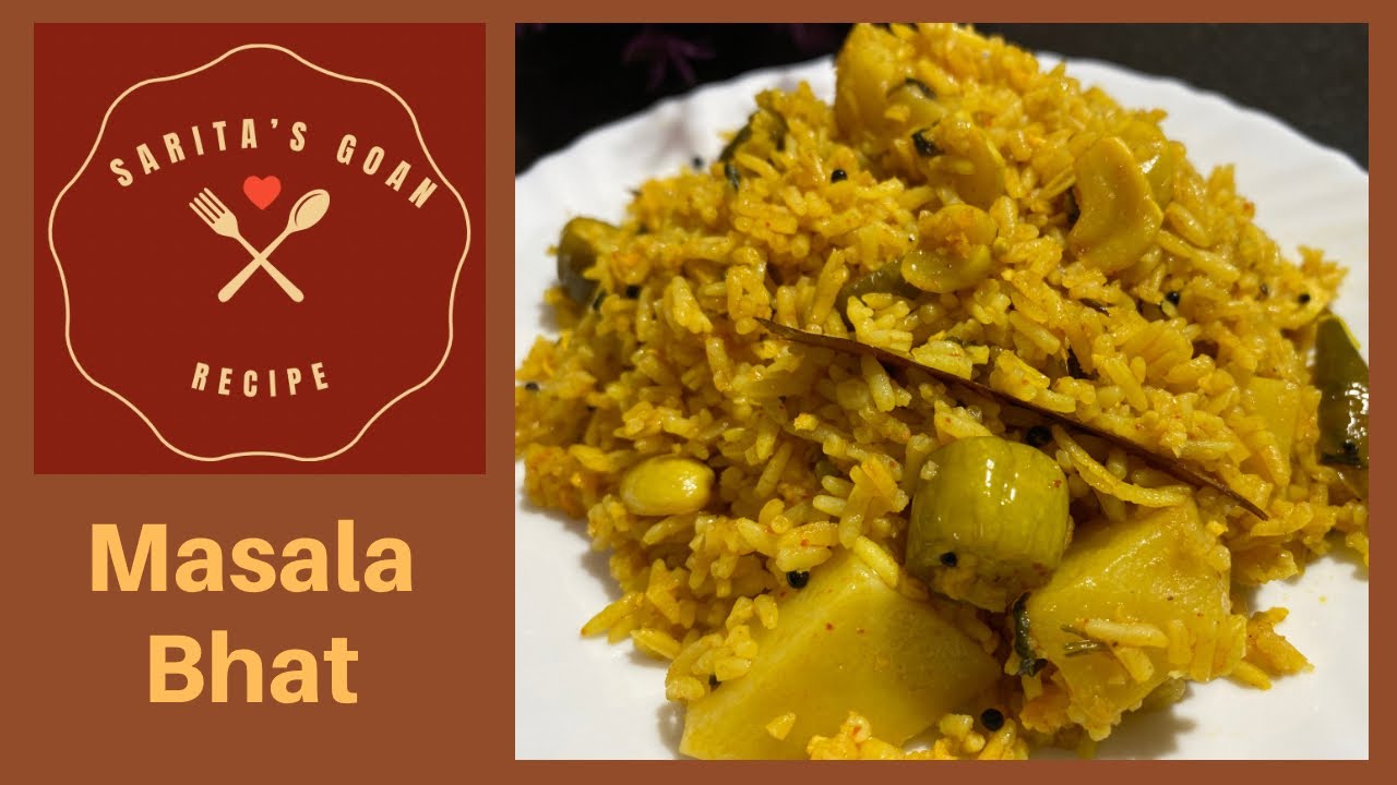 Masala Bhat | Easy And Tasty Masale Bhat | No Onion No Garlic |Sarita’s ...