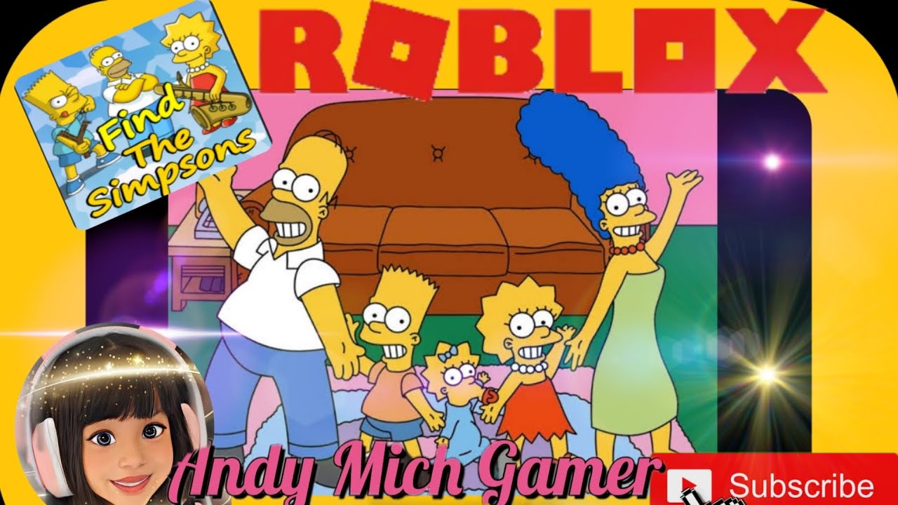 JUGANDO FIND THE SIMPSONS EN ROBLOX |ANDY MICH GAMER| - YouTube