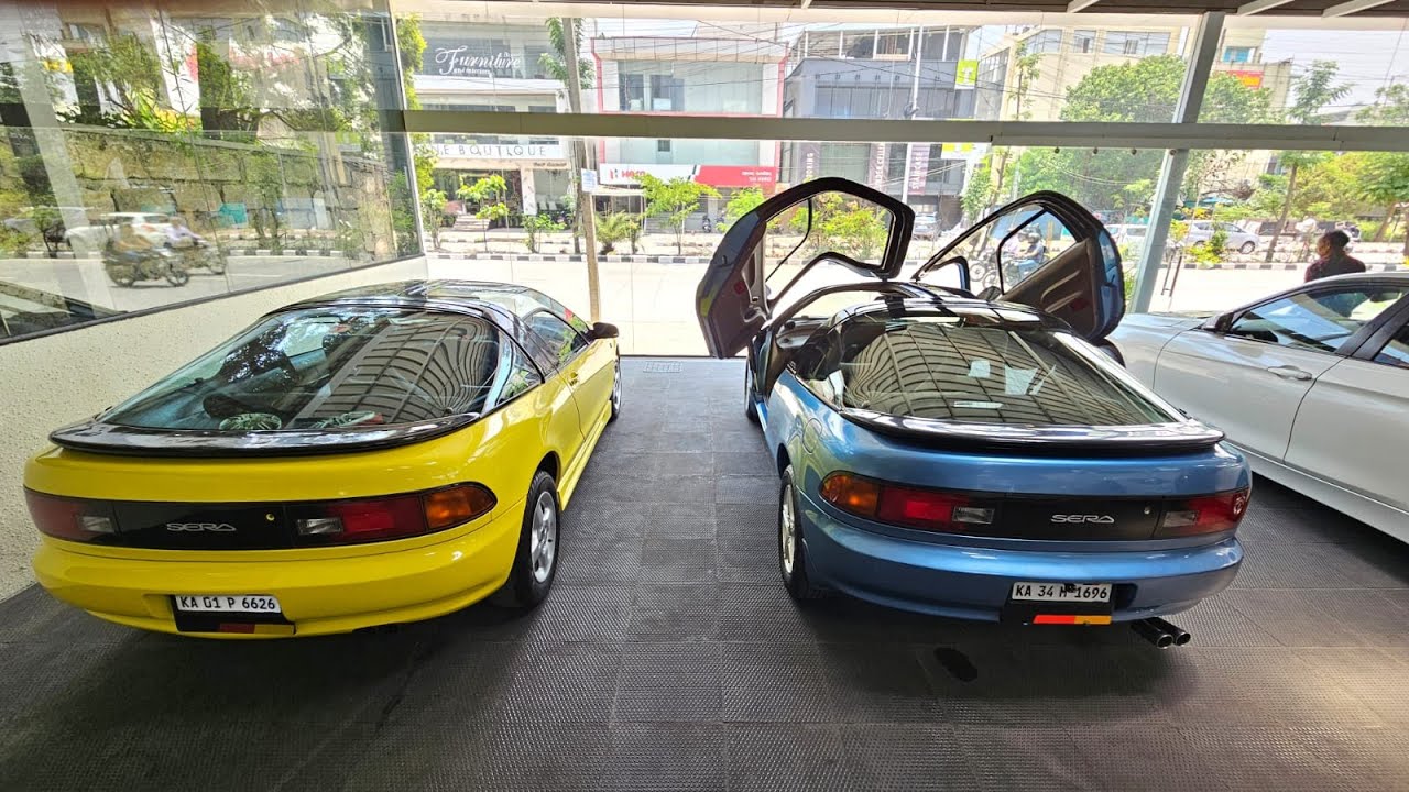 2 Toyota Sera Exterior & Interior | Blue & Yellow | Available for ...