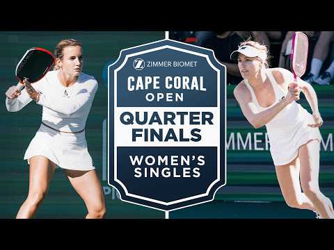Kate Fahey vs Genie Bouchard at the Zimmer Biomet Cape Coral Open
