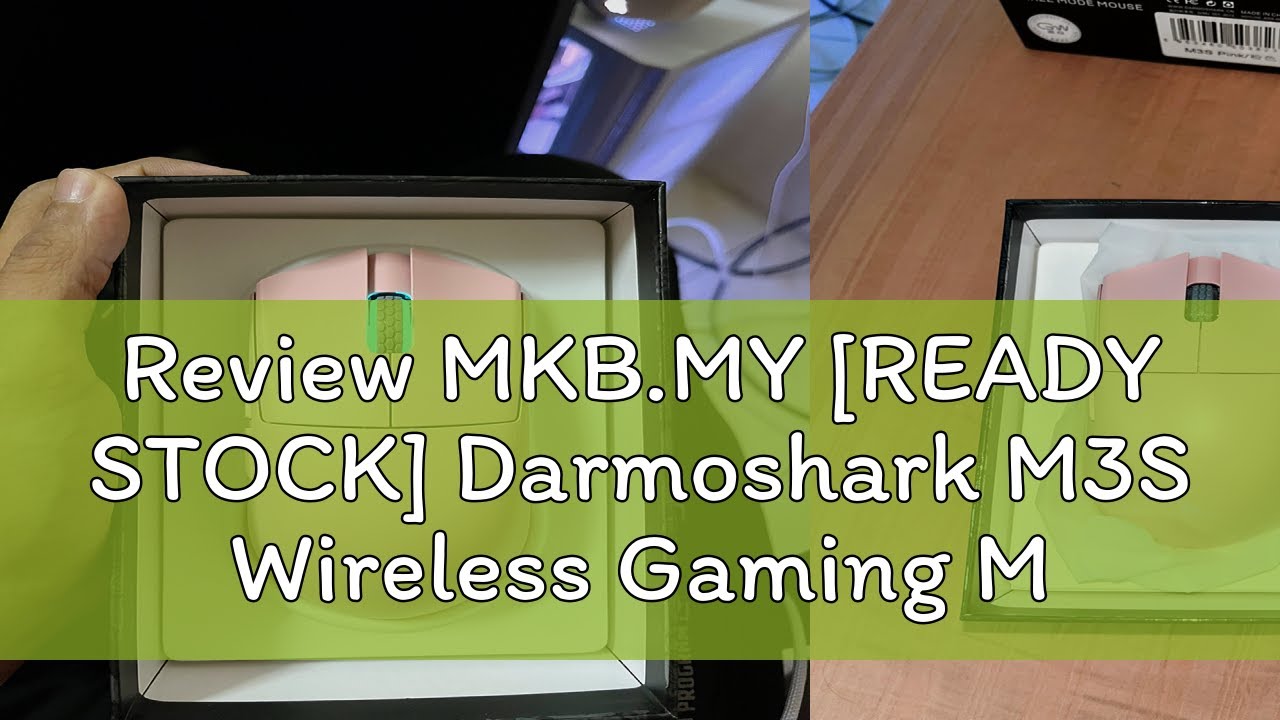 Review MKB.MY [READY STOCK] Darmoshark M3S Wireless Gaming Mouse ...