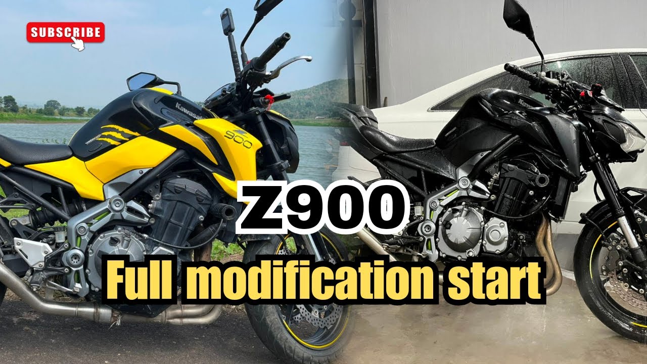 Z900 FULL MODIFICATION START /FINALLY APNI Z900 modification ke liye ...