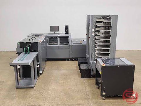 2017 Duplo DBM 20-Bin Booklet Making System w/ Saddle Stitcher, Stacker ...