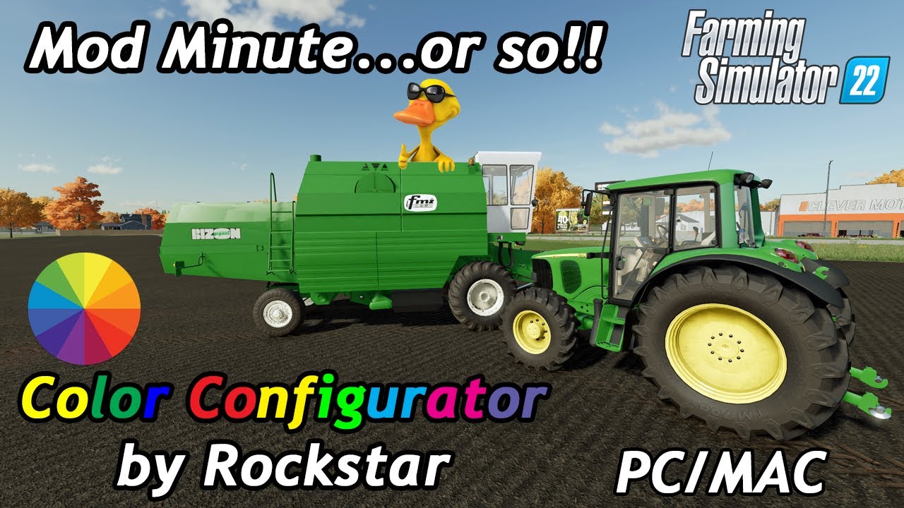 Mod Minute...Or So! | Color Configurator by Rockstar | Farming ...