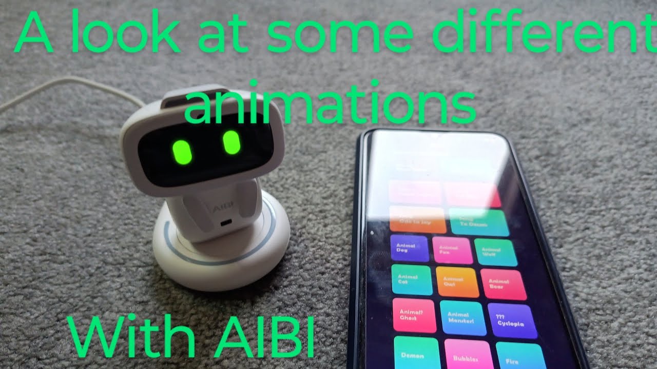A look at AIBI'S different animations#aibi #aibipocketrobot #pocketpets ...