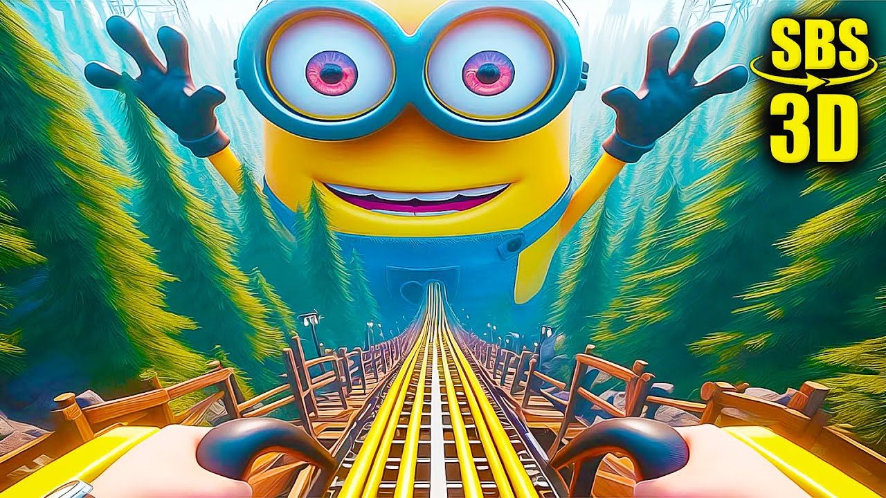 VR Minions | Roller Coaster VR Video - YouTube