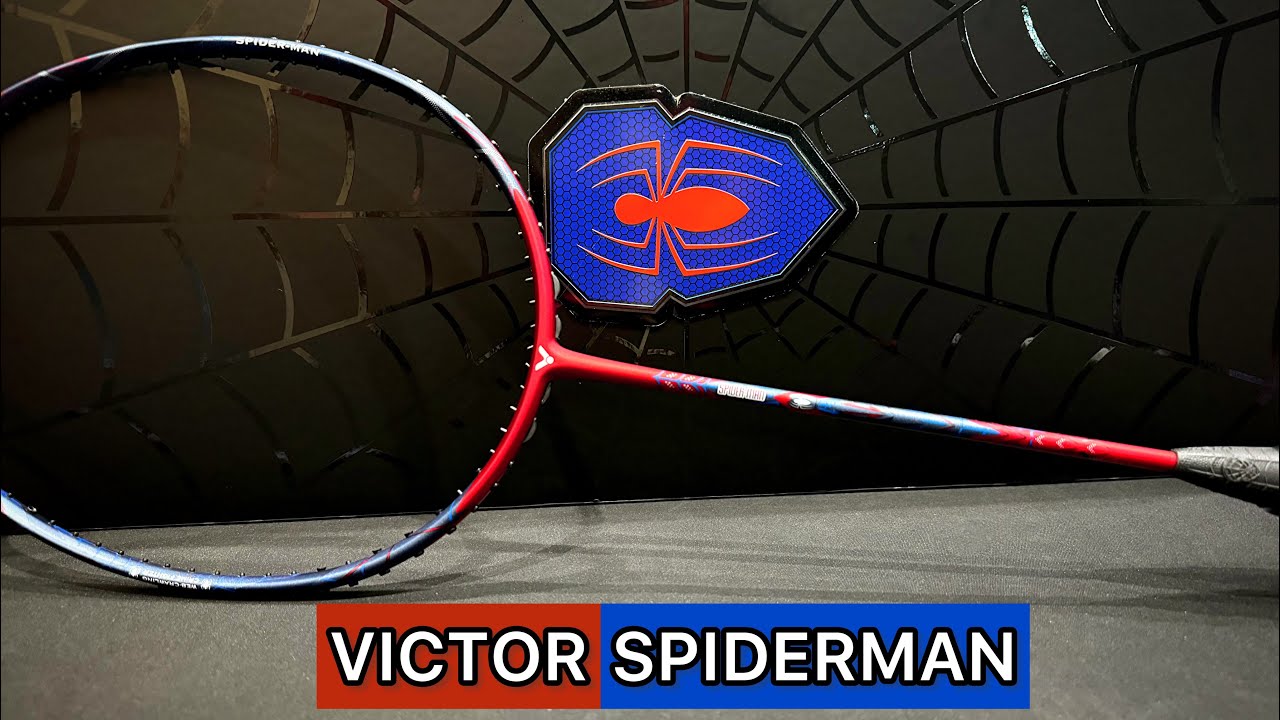 Review VICTOR x SPIDERMAN ‼️ raketnya para sultan dan kolektor raket ...