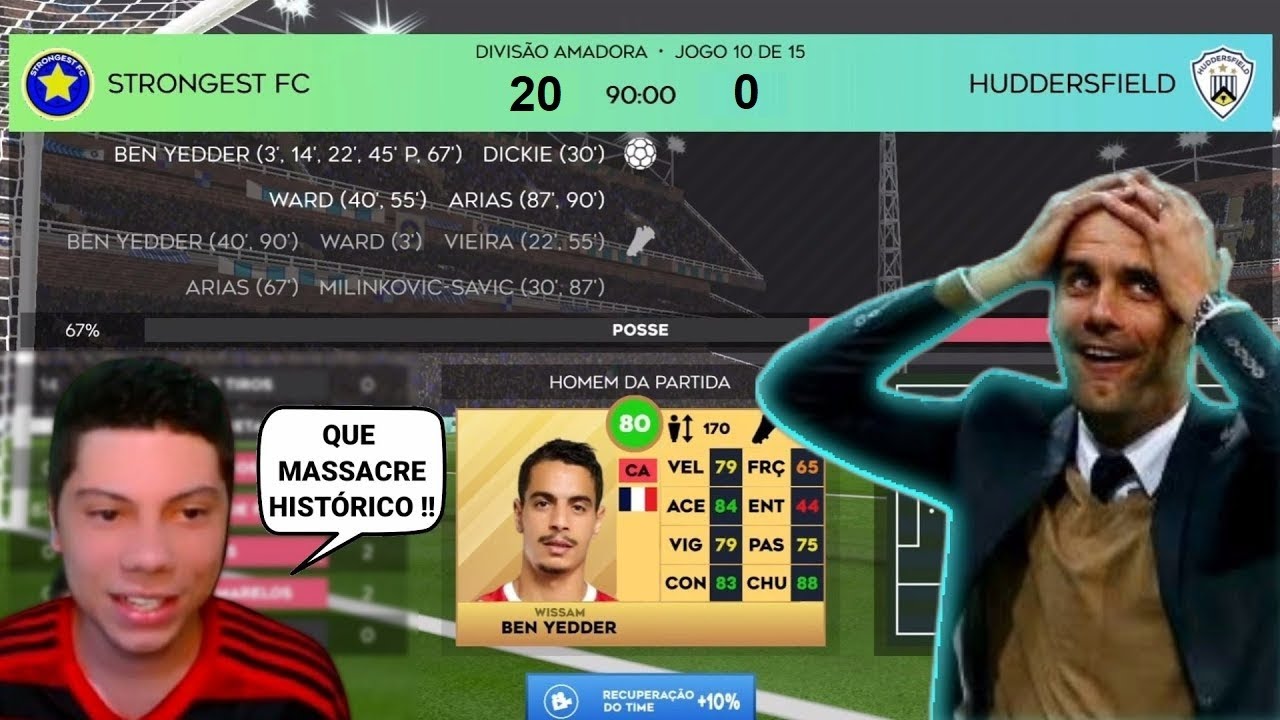DLS 23 | Modo Carreira Strongest FC #21 ( A Maior Goleada da História ...