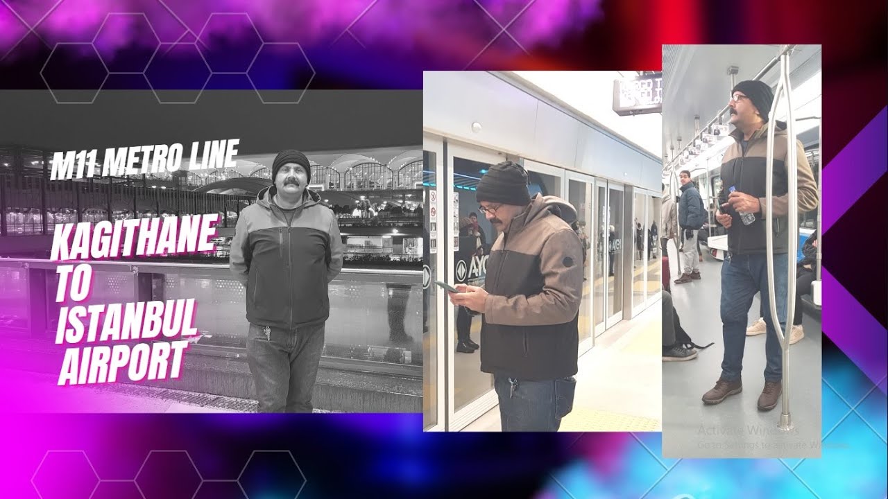 M11 Metro Line Kagithane to Istanbul Airport - YouTube