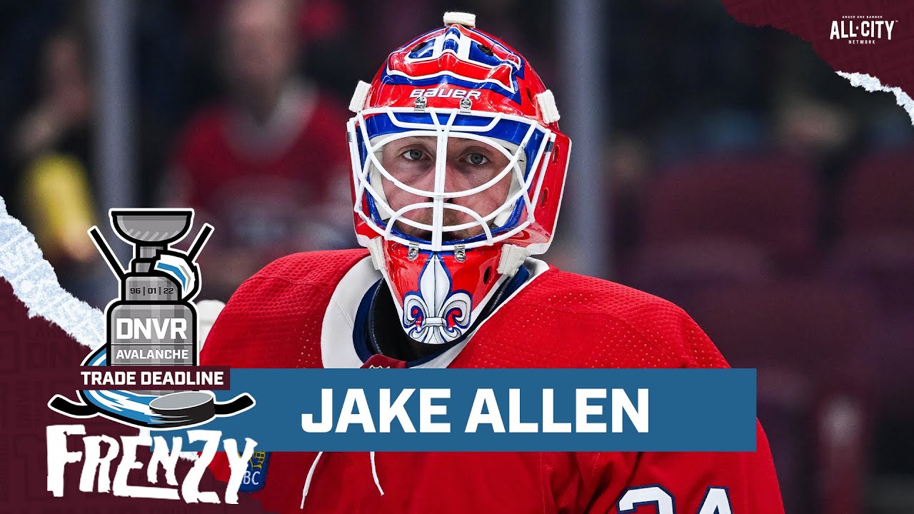 Jake Allen Trade Fixes Goalie Depth For Avalanche | NHL Trade Deadline ...