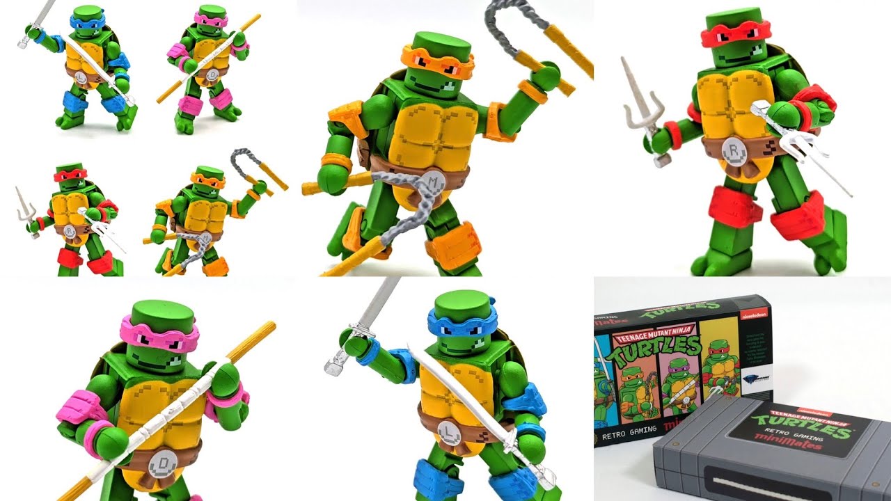 New TMNT teenage mutant ninja turtles minimates figures fully revealed ...