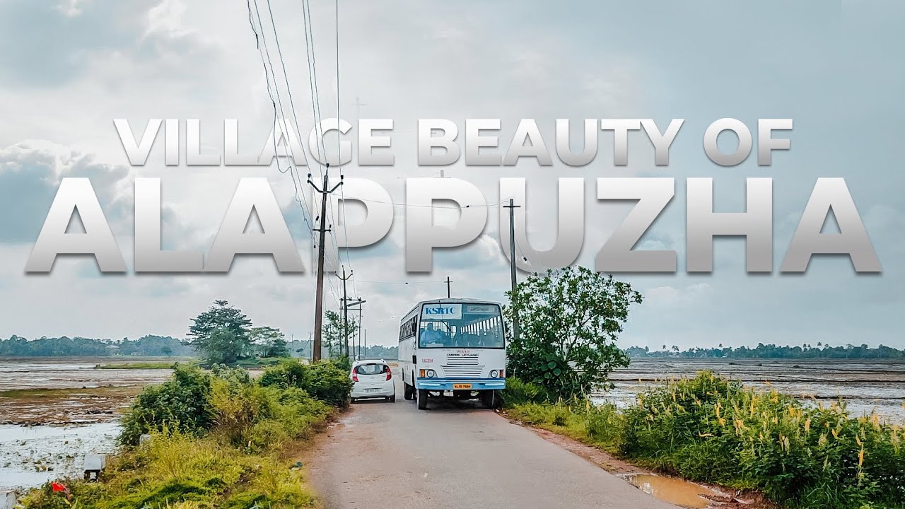 Village Beauty Of Alappuzha | Walking In Kerala Village |Tractor ...
