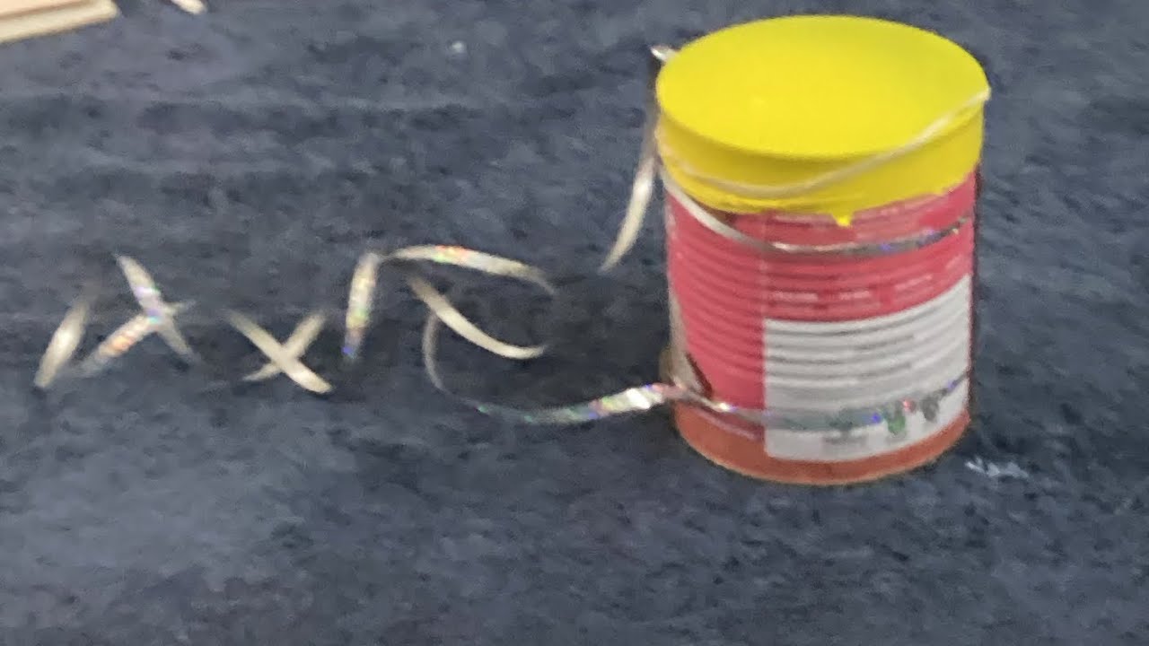 How to make a drum from a can 🥫=🥁 - YouTube