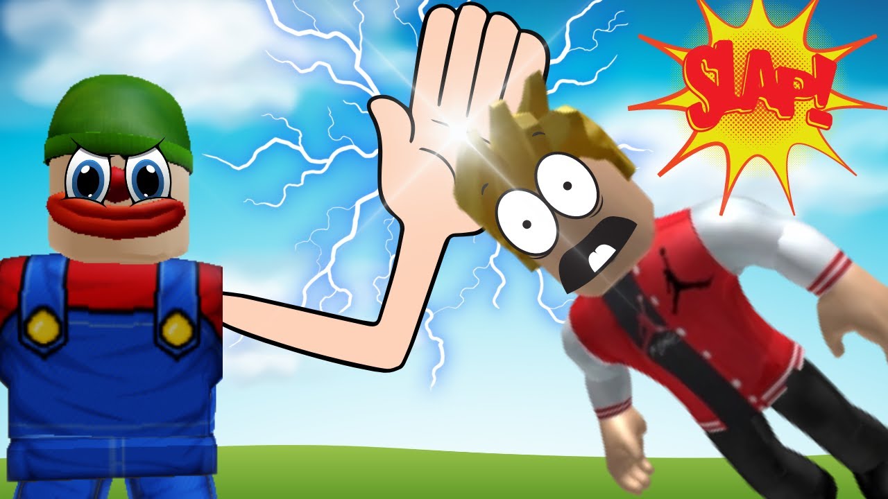 ROBLOX E A BATALHA DE TAPAS (Slap Battles) - YouTube