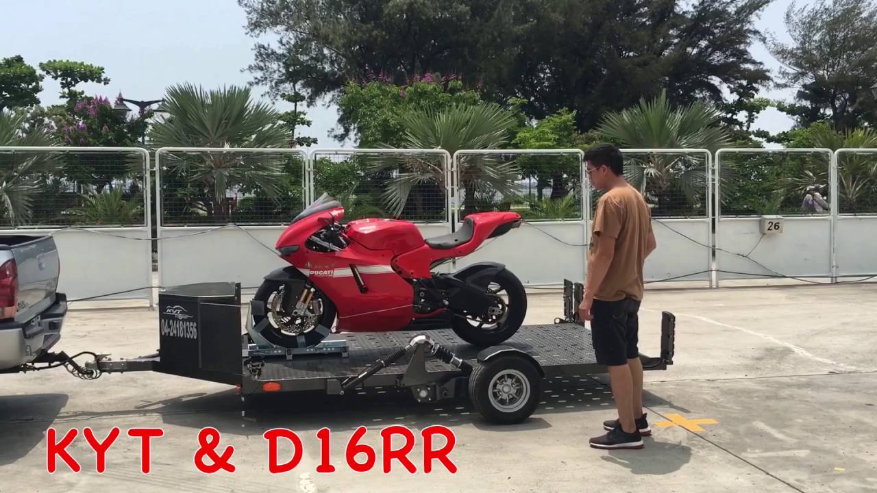 easy trailer ducati d16-rr - YouTube