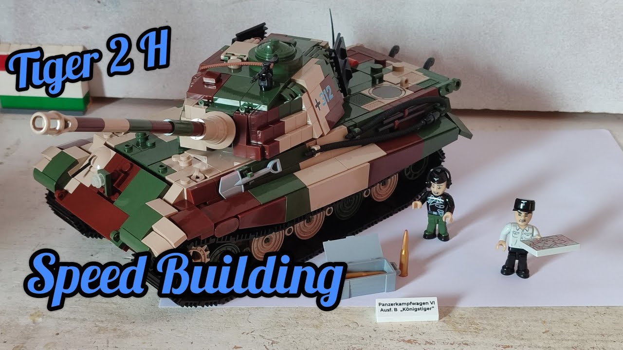 Cobi® 2540 Tiger 2 H | Speed Building, English, Deutsch - YouTube