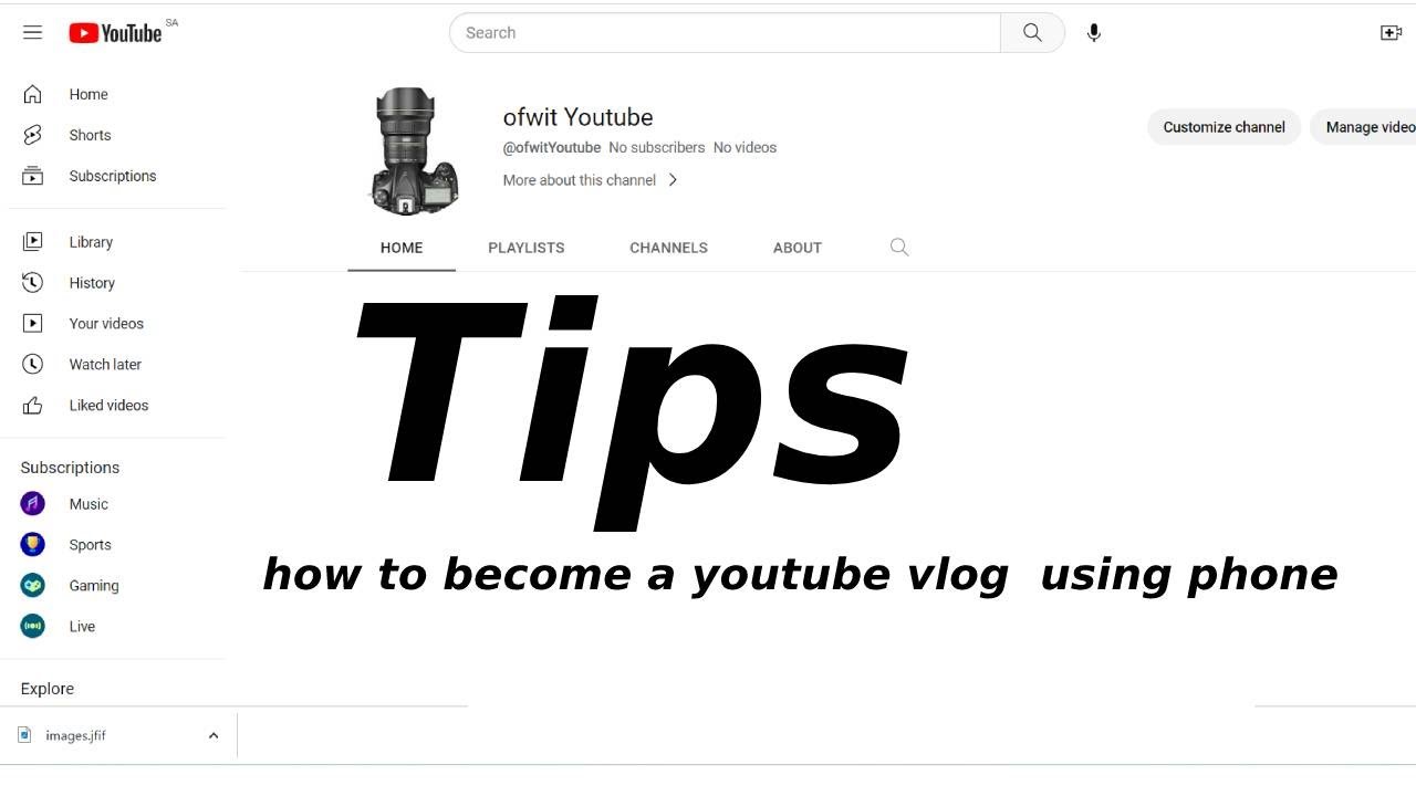 Tips how to create YouTube channel From scratch Tagalog Tutorial - YouTube